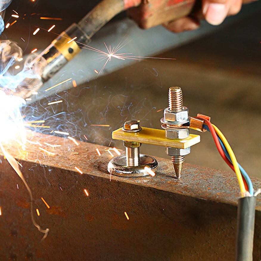 Magnetic Welding Electric Tool Welding Machine Ground Clamp Magnet Head ...