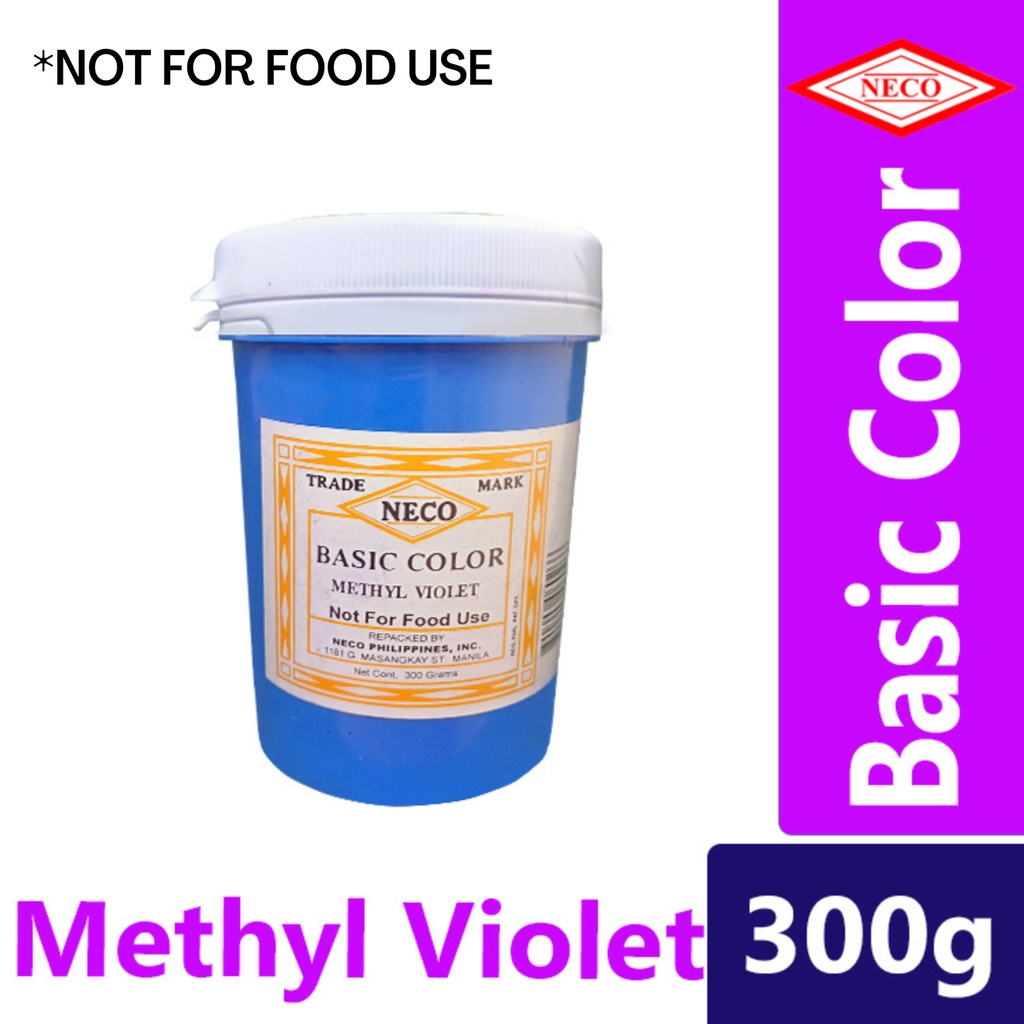 METHYL VIOLET BASIC COLOR 300 GRAMS NECO | Shopee Philippines