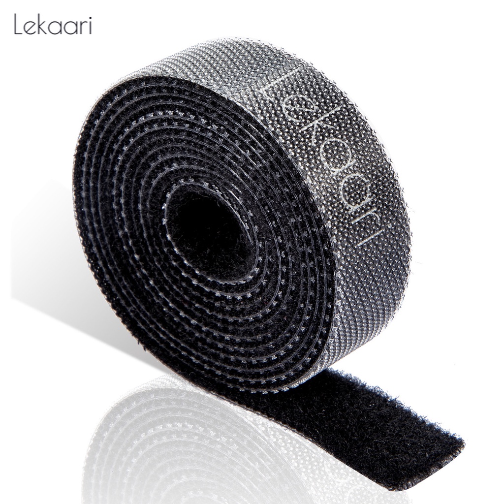 Nylon Velcro Cable Organizer Tape Wire Winder Clip Reusable Magic ...