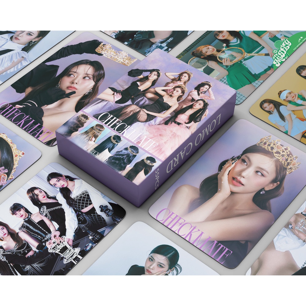 ITZY CHECKMATE ALBUM Photocard Crazy In Love & VOLTAGE Lomo Card Postcard 55pcs/box | Shopee ...