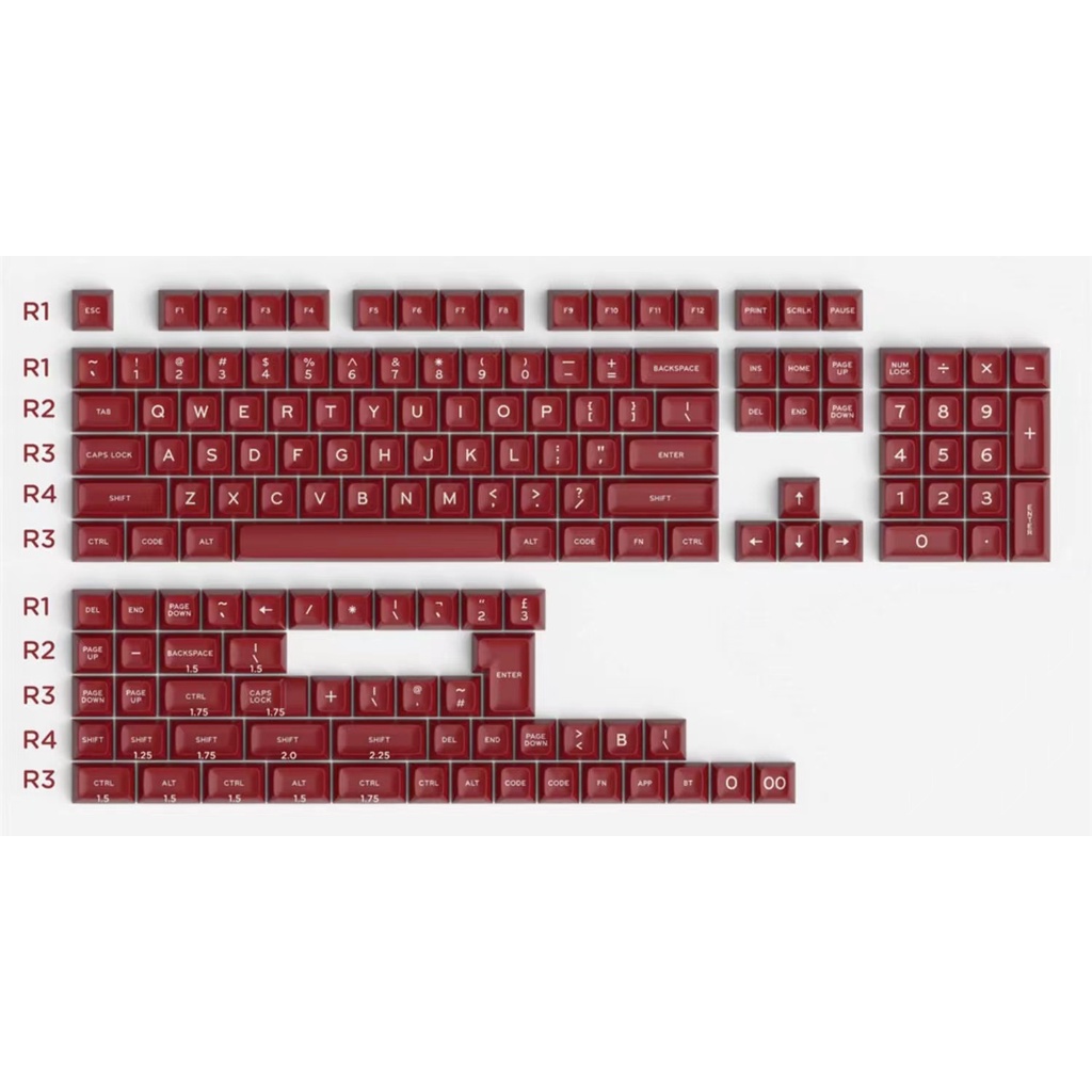 Compose SA Profile doubleshot Keycap for Mechanical Keyboard 3 colour ...