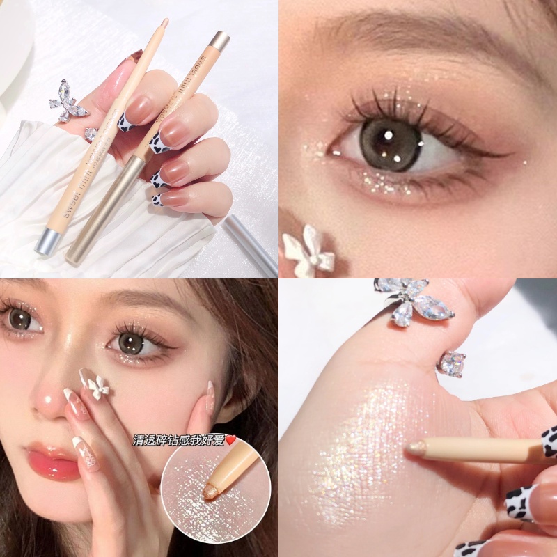 sweet mint lying silkworm highlighter bead bright flashing natural ...