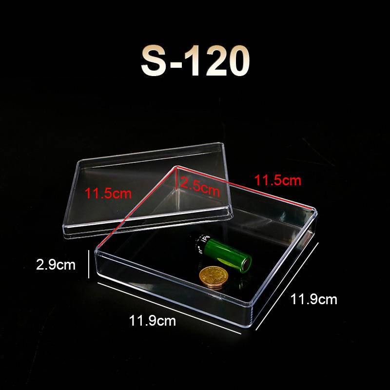 Acrylic Transparent Storage Box Mini PS Organizing Parts Small Size ...