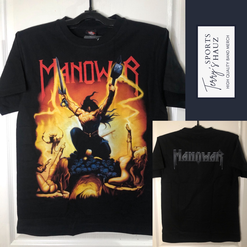 MANOWAR BAND SHIRTS ROCK YEAH ASSORTED DESIGNS | Shopee Philippines