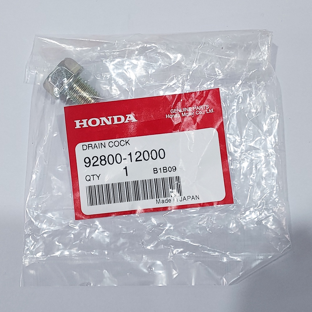 DRAIN PLUG & WASHER HONDA MOTORCYCLE (HPI) (GENUINE: 92800-12000/90407 ...
