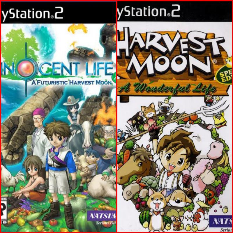 PS2 PlayStation 2 Games Harvest Moon Series (Read Description) | Shopee ...