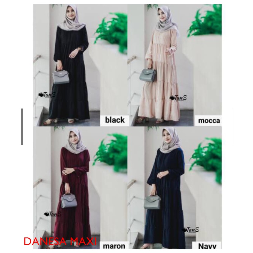 Muslimah Robe Plain Suit / Daily Dress Robe busui Danesa Maxy / ASRI ...