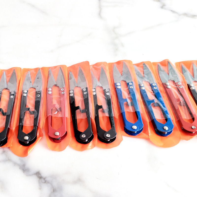 Yarn Scissors Spring Scissors Colorful U-Shaped Scissors Embroidery diy ...