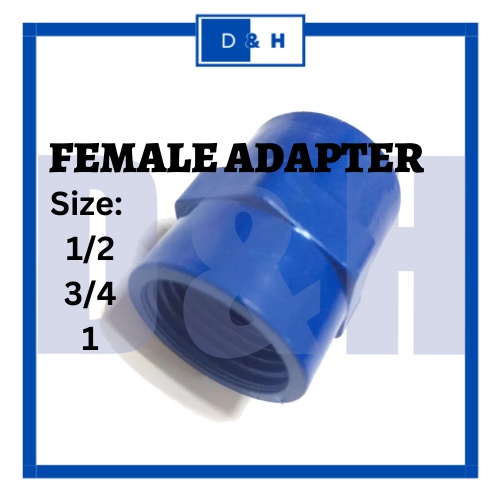 PVC Blue Fittings (Elbow, Tee, Coupling, Male/Female Adapter, Cap ...