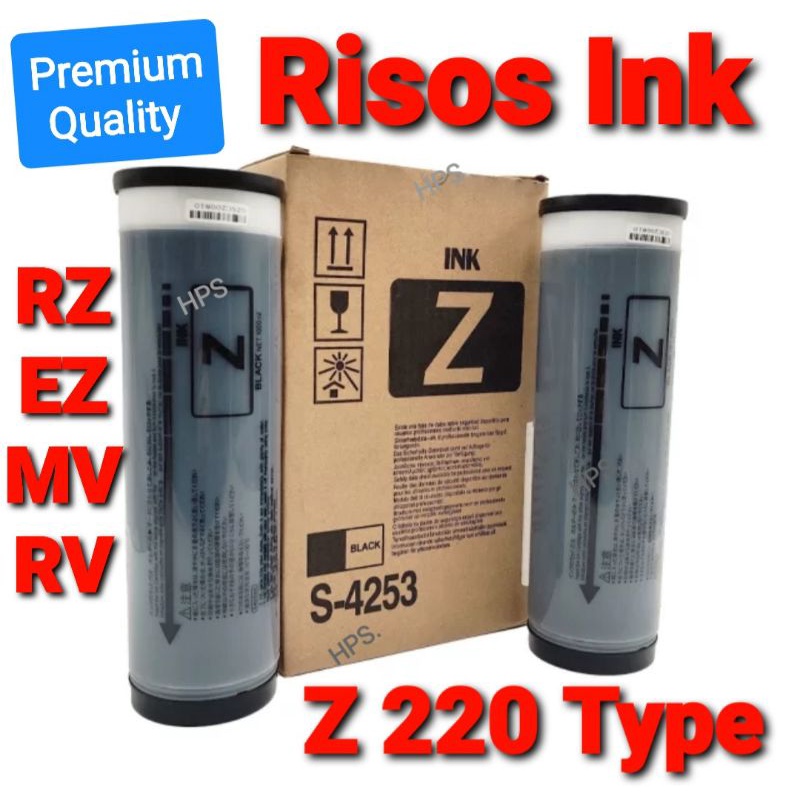 Riso ink Compatible Duplicator Ink Z EZ RZ Type RV MZ 1Liter | Shopee ...