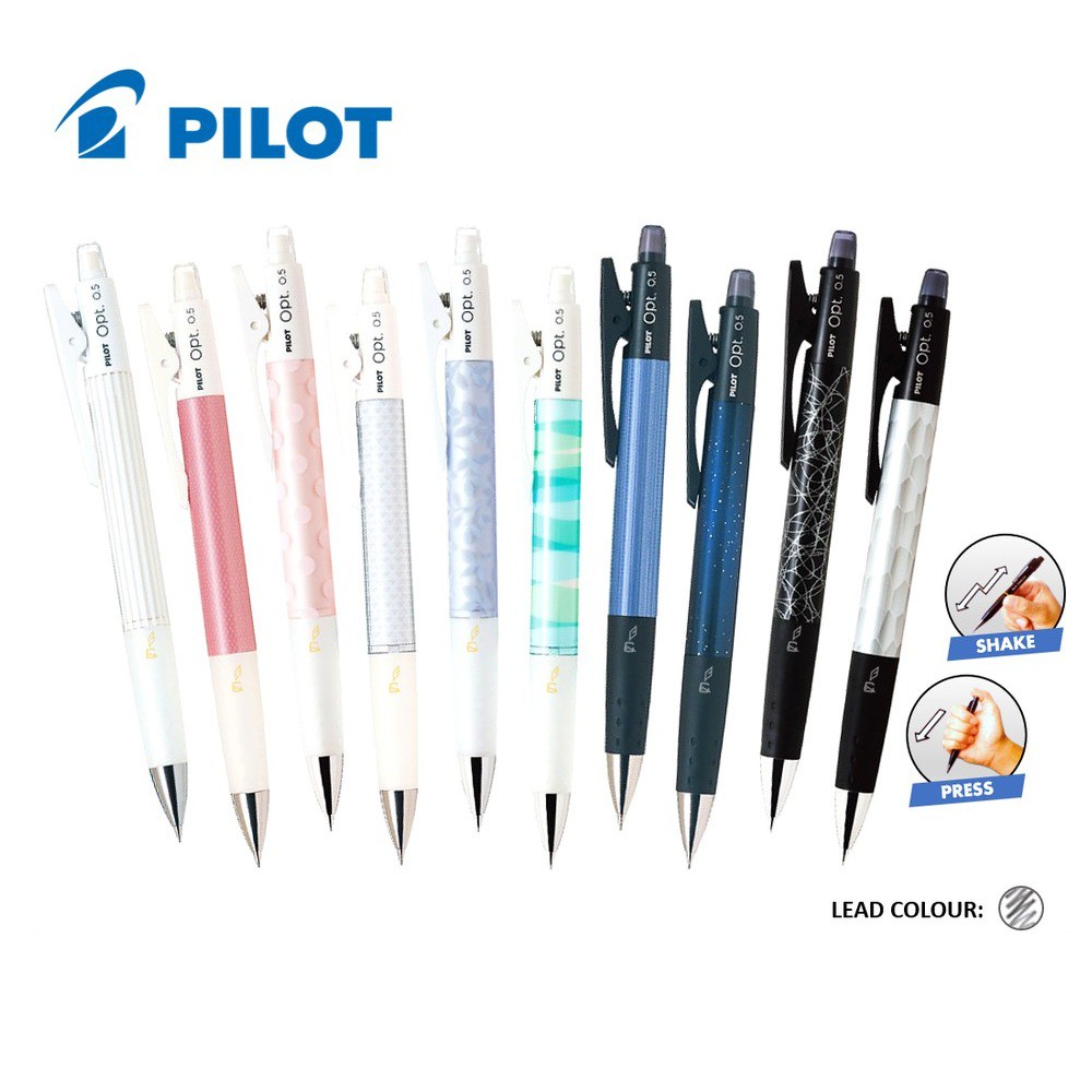Pilot OPT shaker mechanical pencil size 0.5mm | Shopee Philippines