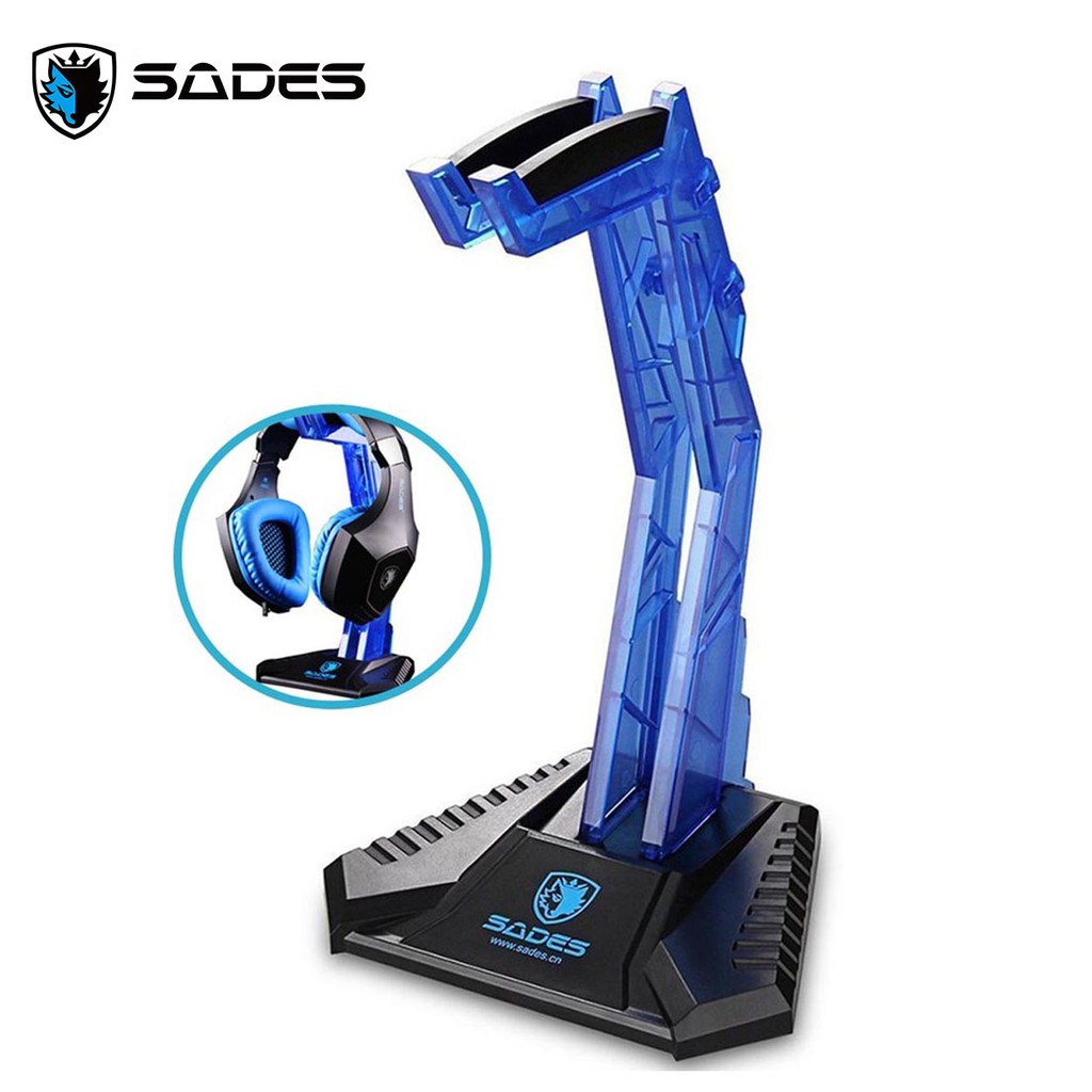 Sades Gaming Headphone Stand Holder Professional Display Rack Headset ...