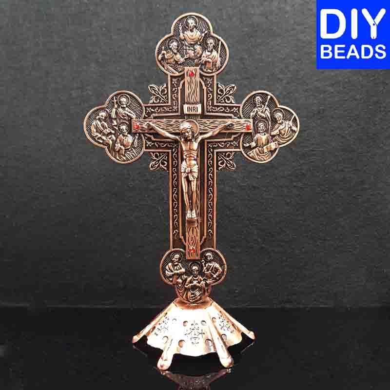 Diy Beads Religious Cross w/ Stand #88 (21cmx13cm) | Shopee Philippines