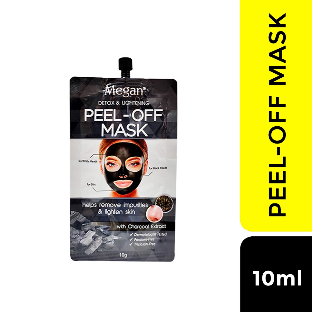 Megan Peel-Off Mask with Charcoal Extract 10g | Shopee Philippines