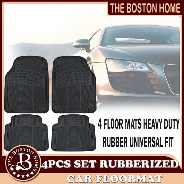 Heavy Duty Premium universal car floor guard mats mattings 4pcs /set ...