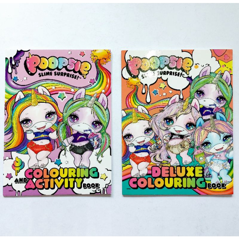 Poopsie Slime Surprise Deluxe Colouring and Activity Books for Kids ...