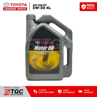 Toyota Genuine Fully Synthetic 5w30 Gasoline Diesel Engine / Motor Oil ...