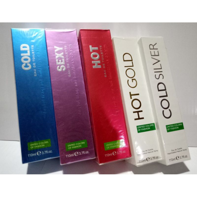 COLD SILVER/HOT GOLD/HOT/SEXY/COLD 110ml perfume | Shopee Philippines