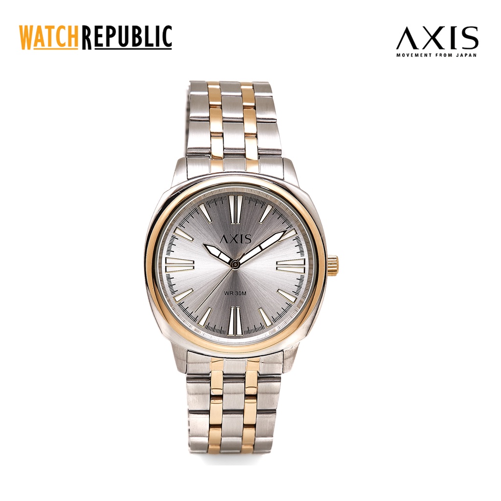 Axis Gents Two Tone Silver Stainless Watch AE1283-0903 | Shopee Philippines