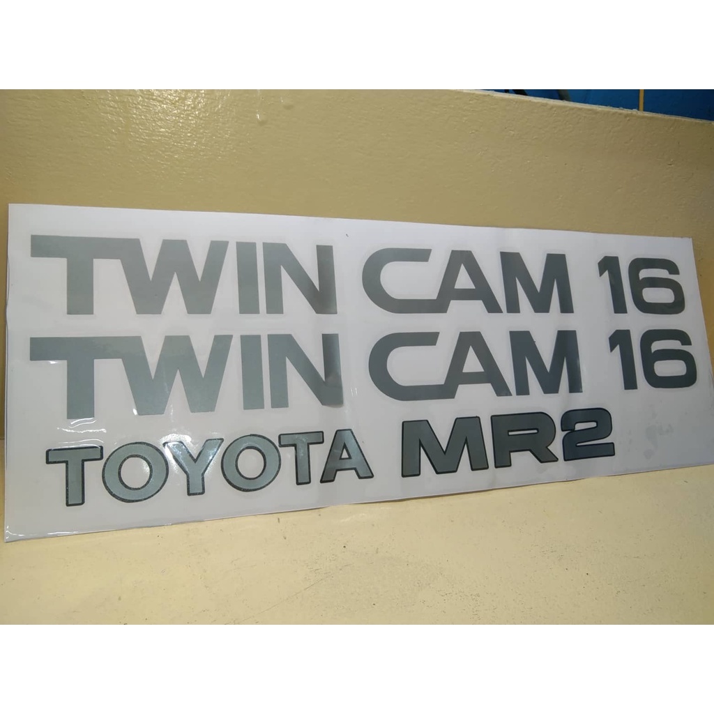 Toyota MR2 decal set Computer cut on premium vinyl | Shopee Philippines