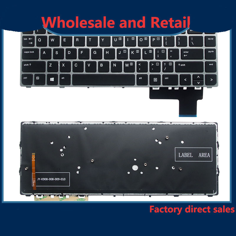 HP EliteBook 9470 9470m 9480 9480m US layout English laptop keyboard ...