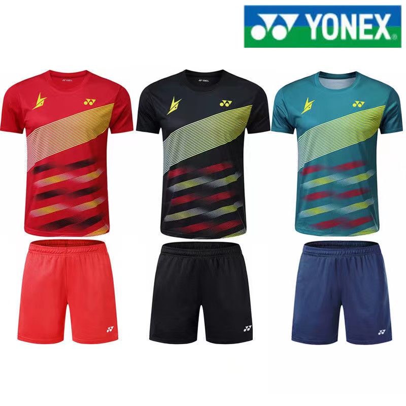 Yonex badminton uniforms men's and women's quick-drying sports shirts ...
