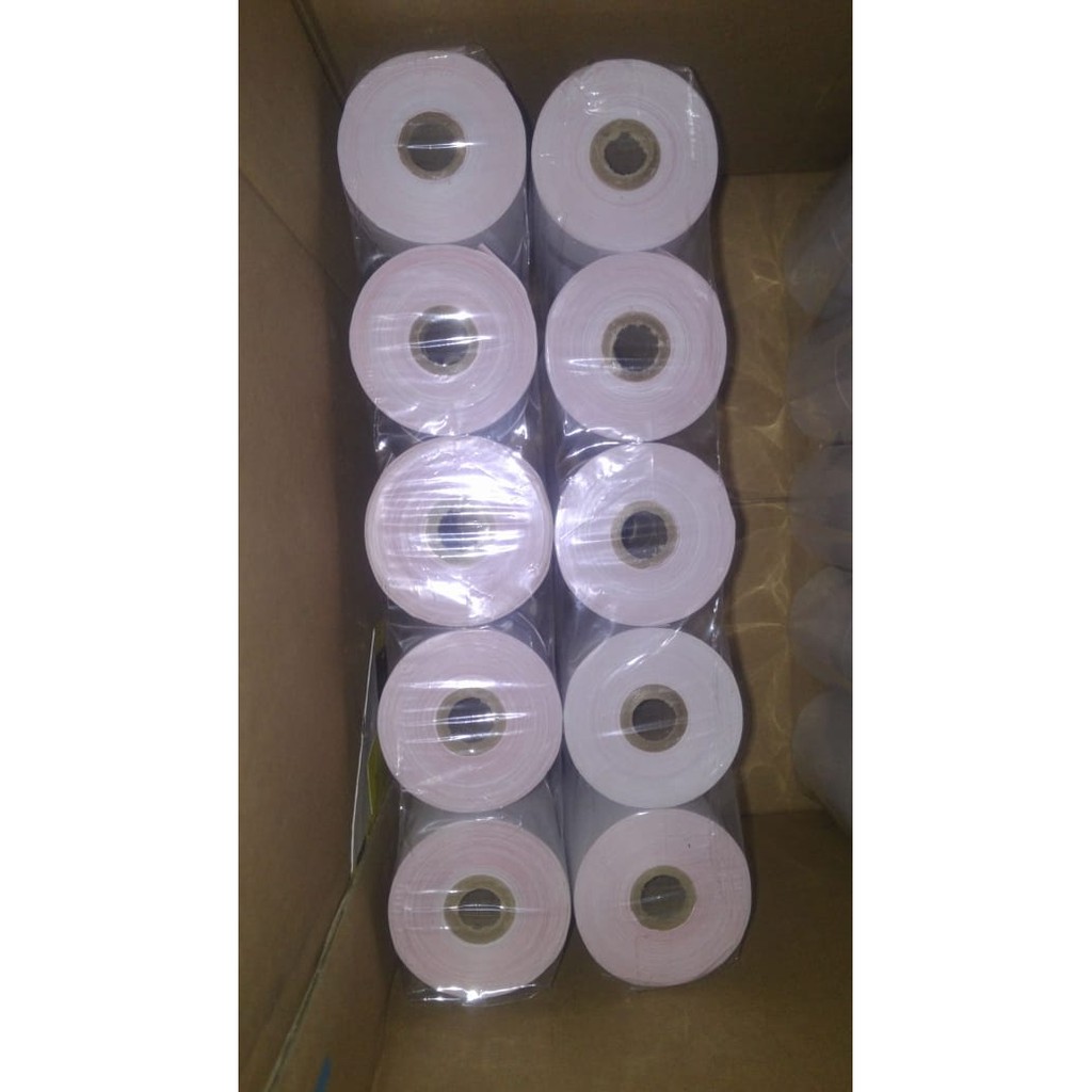 75x55 2ply Receipt Paper - 75x55 2 Ply Receipt Paper | Shopee Philippines