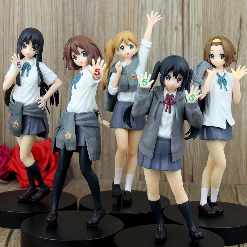 Japanese Anime Figures K-on! Hirasawa Yui Akiyama Mio Tainaka Ritsu 5th ...