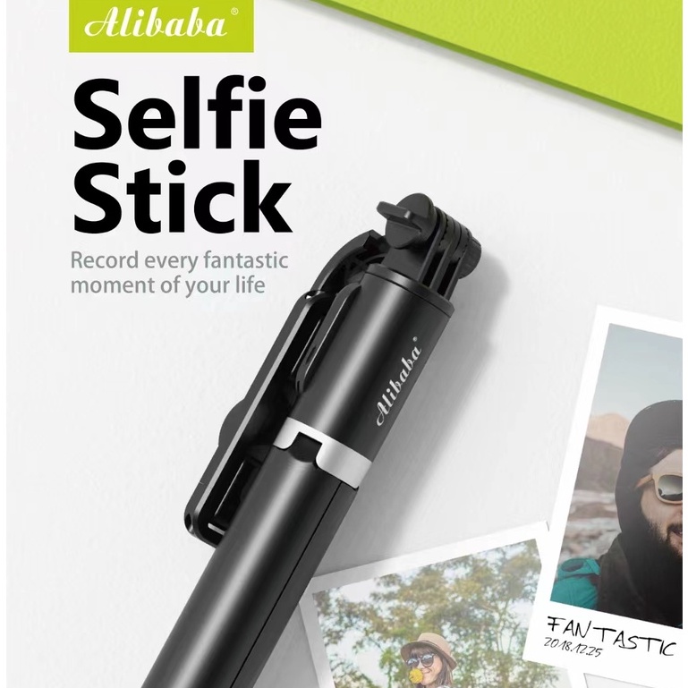 Alibaba Ali-SS09 Selfie Stick 103 cm Expandable Selfie Stick with ...