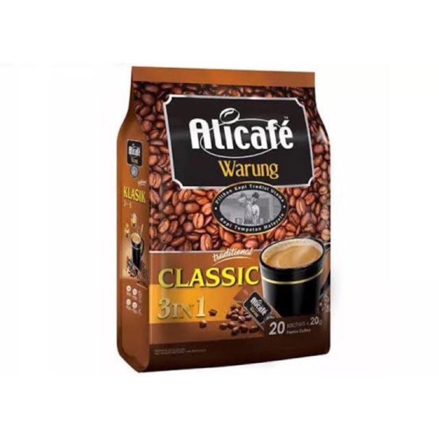 Alicafe Classic 3in1 Instant Premix Coffee 400g | Shopee Philippines