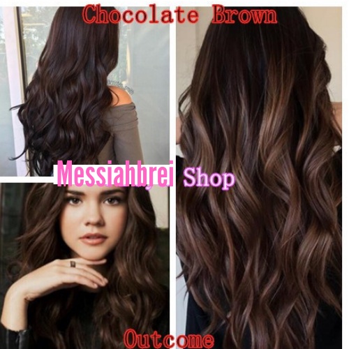 Chocolate Brown Hair Color with Oxidant (7.17 Bremod Permanent Hair ...