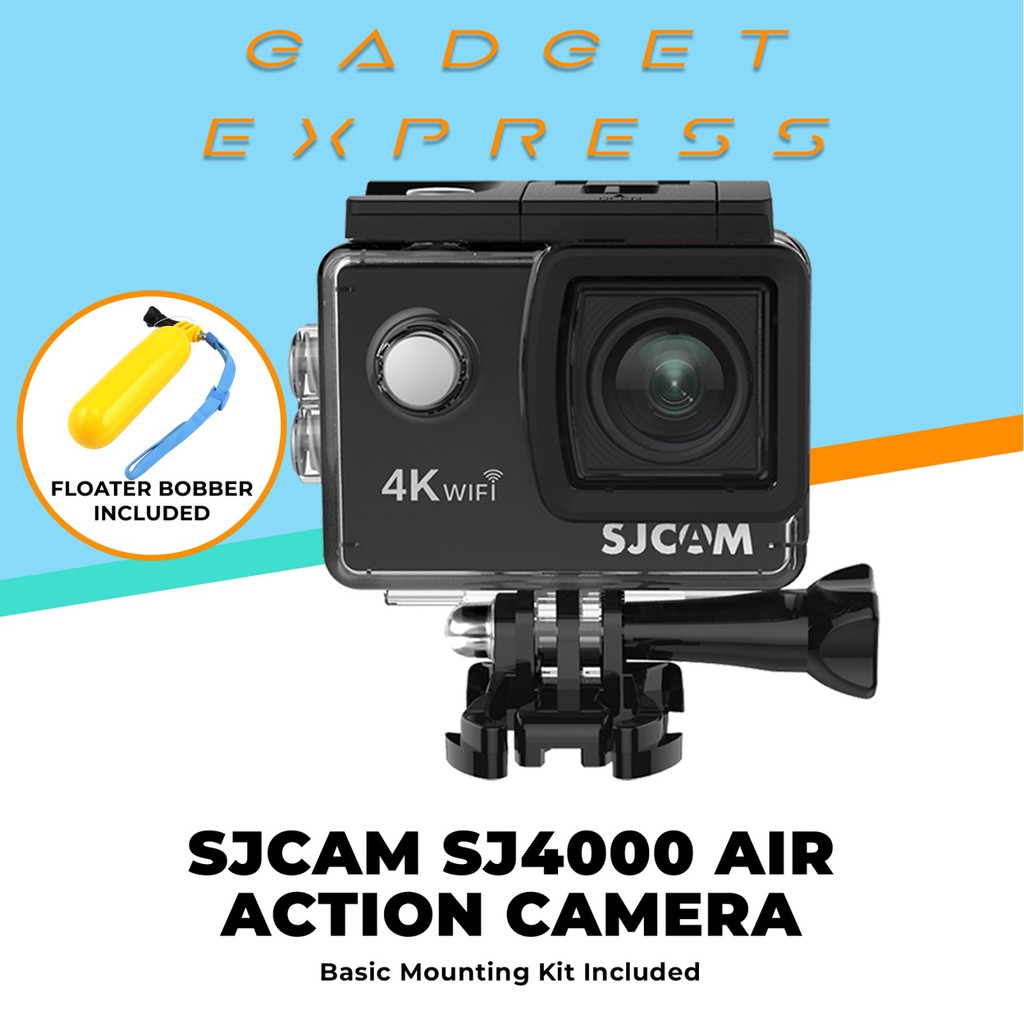 SJCAM SJ4000 Air WiFi Action Camera Free Floater | Shopee Philippines