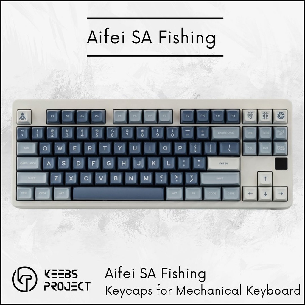 GMK Fishing Keycaps ABS Keycaps Aifei 173pcs SA All Layout For ...