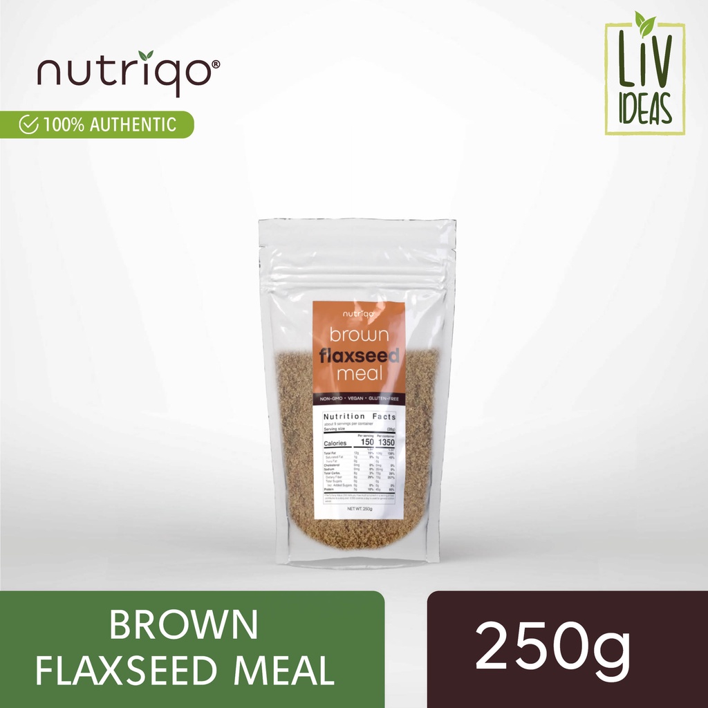 Nutriqo Ground Flax Seed (Flaxseed) Meal 250g | Shopee Philippines