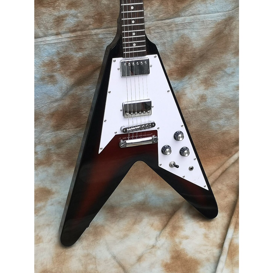 Gibson Flying V Body Electric Guitar 70s quality guitar. | Shopee ...