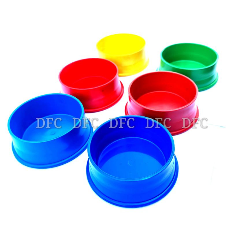 10 pcs chicken/poultry/bird/ ROOSTER round rubberized/PP bowl feeder NC ...
