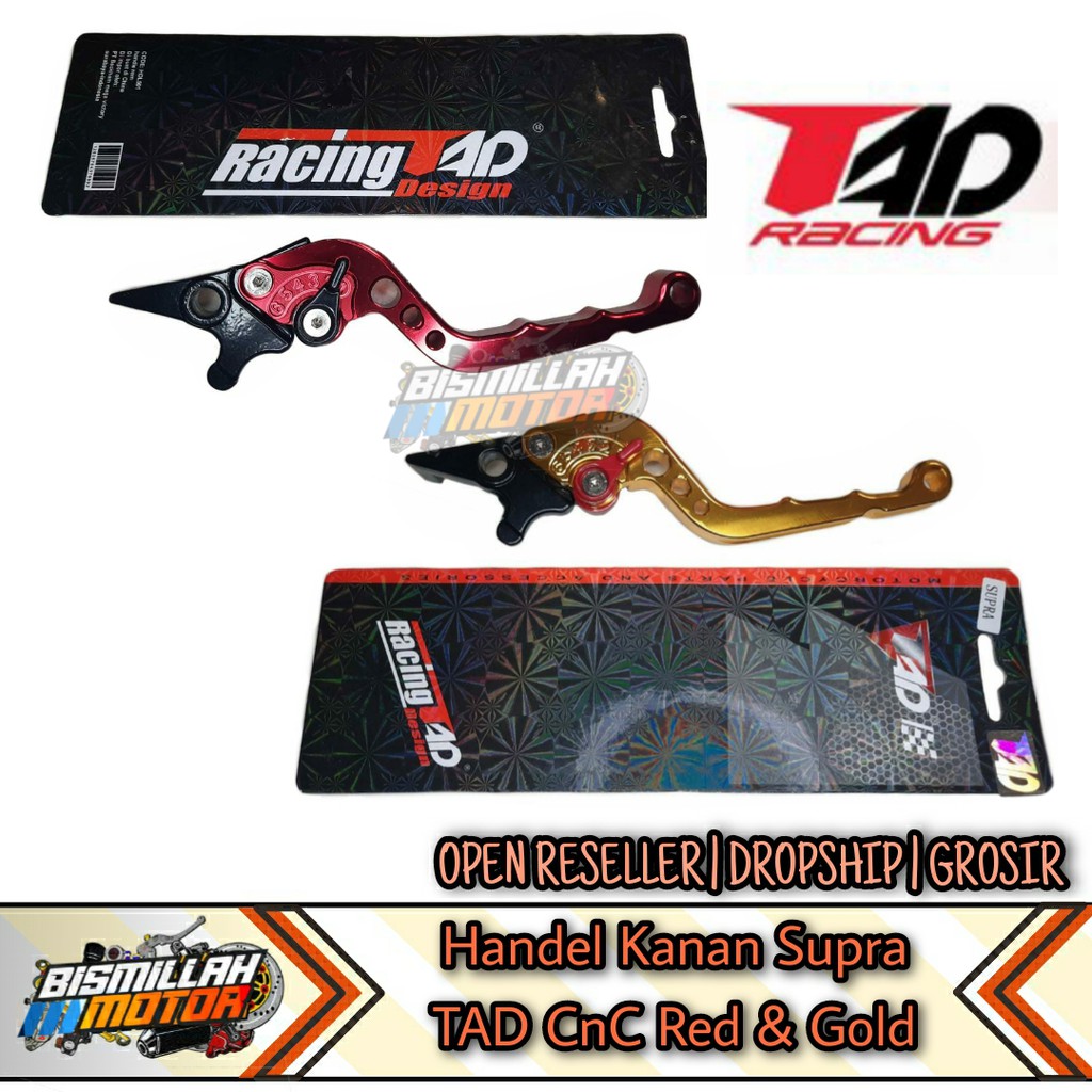 Supra Tad Racing Cnc Red Gold Right Handle | Shopee Philippines