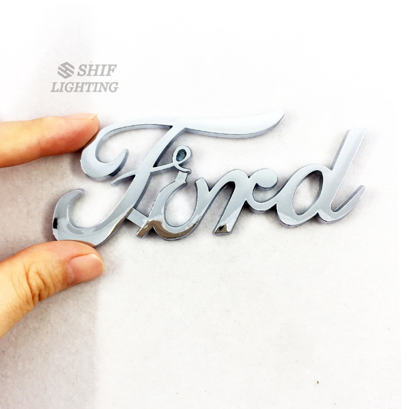 1 X ABS Chrome FORD Letter Logo Auto Trunk Lid Emblem Badge Sticker ...
