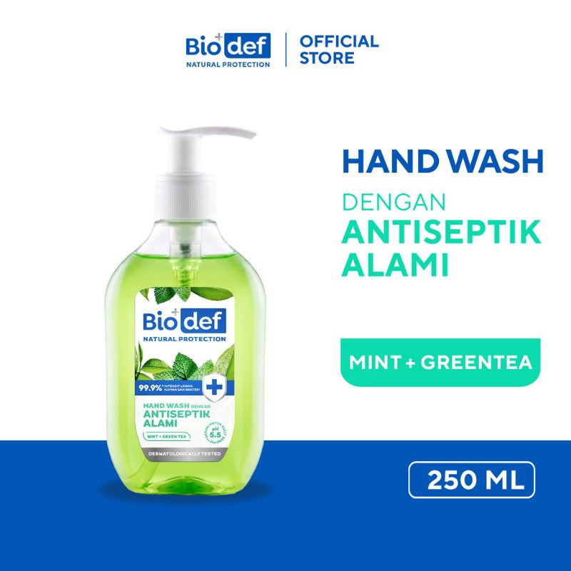 Biodef natural protection hand wash With natural Antiseptic Net 250ml ...