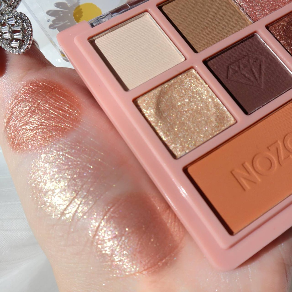 NOZO, eight-color female eyeshadow palette, exquisite pearl eyeshadow ...