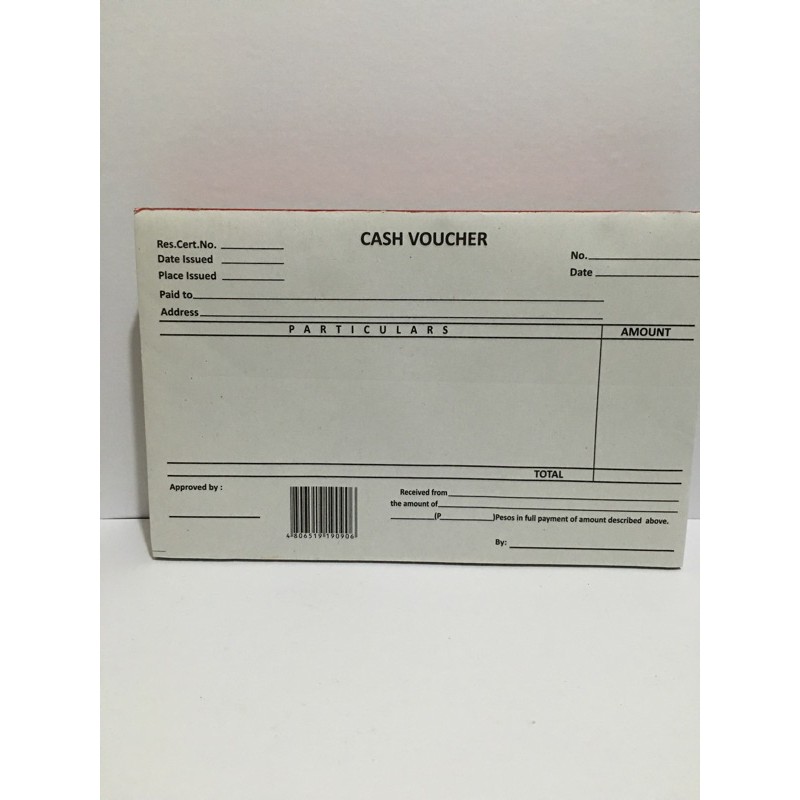 Cash Voucher 50 sheets 10 pads per pack | Shopee Philippines