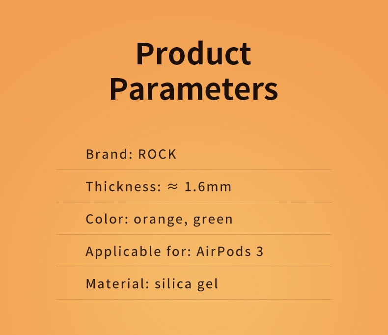 Rock Space ROCK BEAR Case For Airpod 3/Airpod Pro Protection Silicone ...
