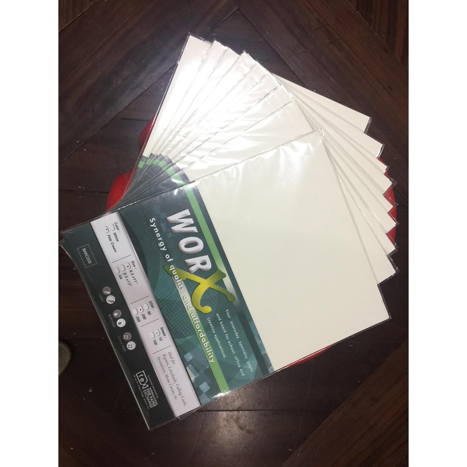 Worx Cream Special Paper - Short 200 GSM | Shopee Philippines