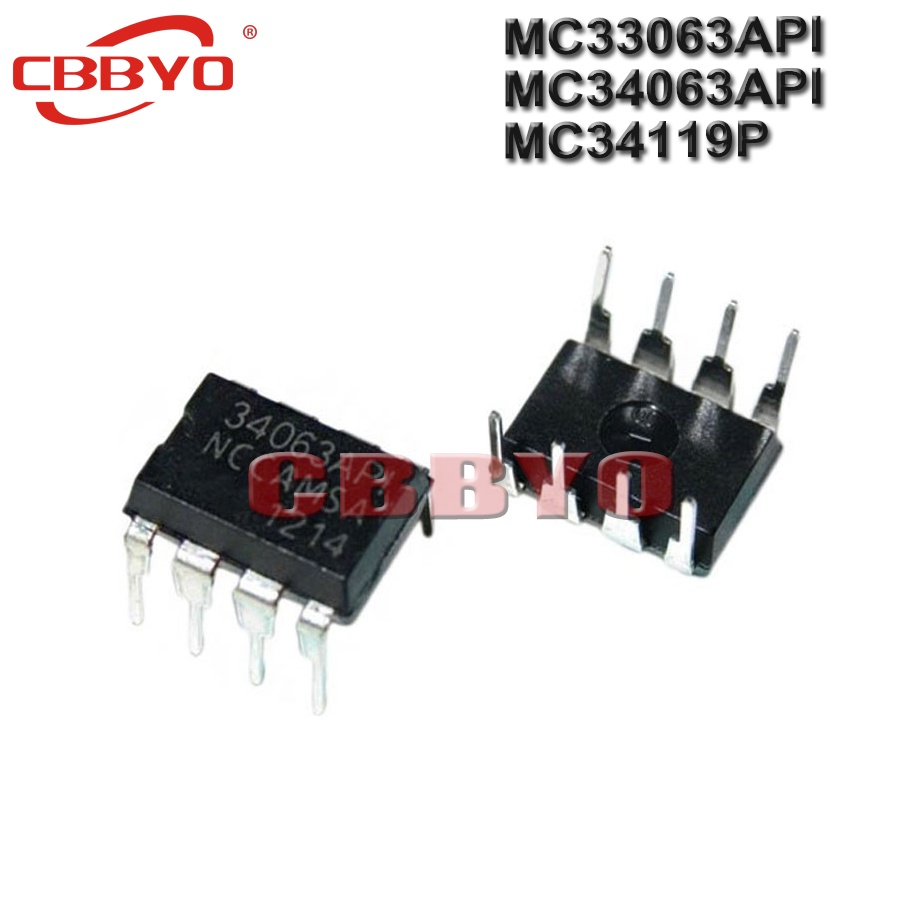10PCS MC33063API MC34063API MC34119P MC33063 MC34063 MC34119 33063API 34063API 34119P Brand New ...