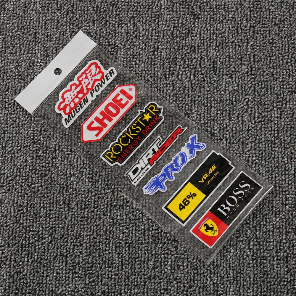 Reflective Motorcycle Side Strip Bike Helmet Sticker Car Vinyl Decal ...