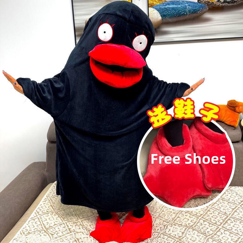 Anime Gintama Elizabeth Duck Nightgown Bathrobe Flannel Blanket Unisex ...