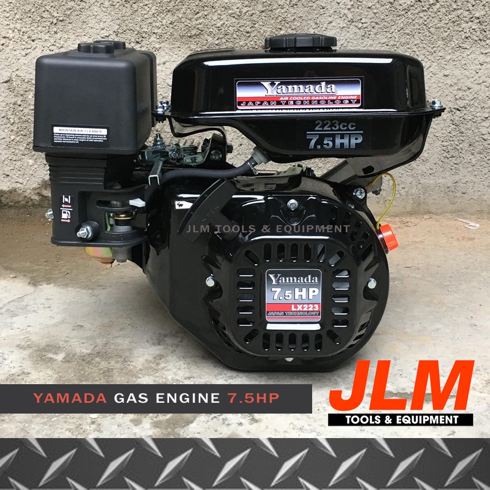 YAMADA Gasoline Engine 7.5HP (Low Speed) LX223 Kombi Type | Shopee ...