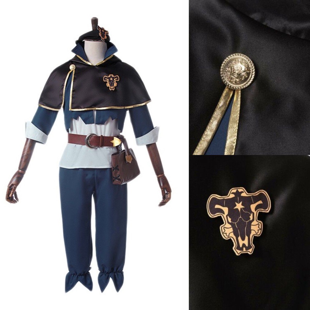 World The Experience Of Black Clover With Cosplay Asta Costume | Shopee ...