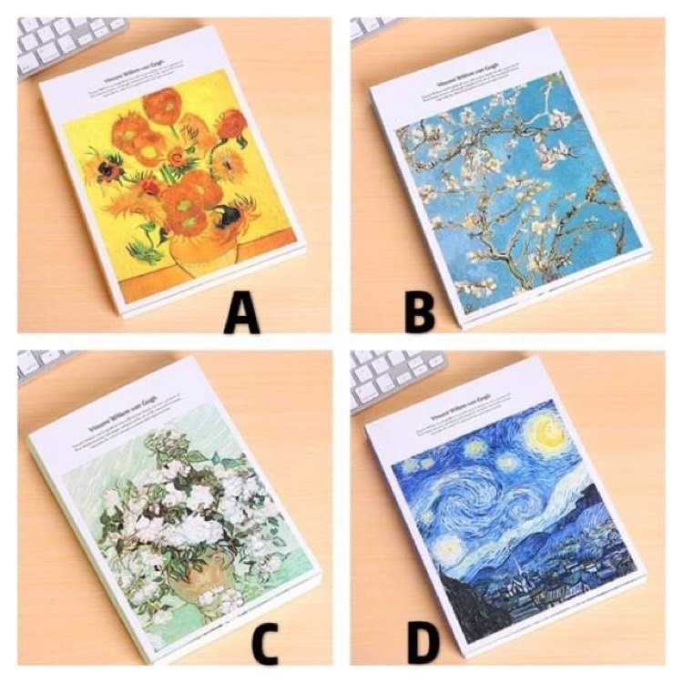 Van Gogh Sketch Book Drawing Paiting | Shopee Philippines