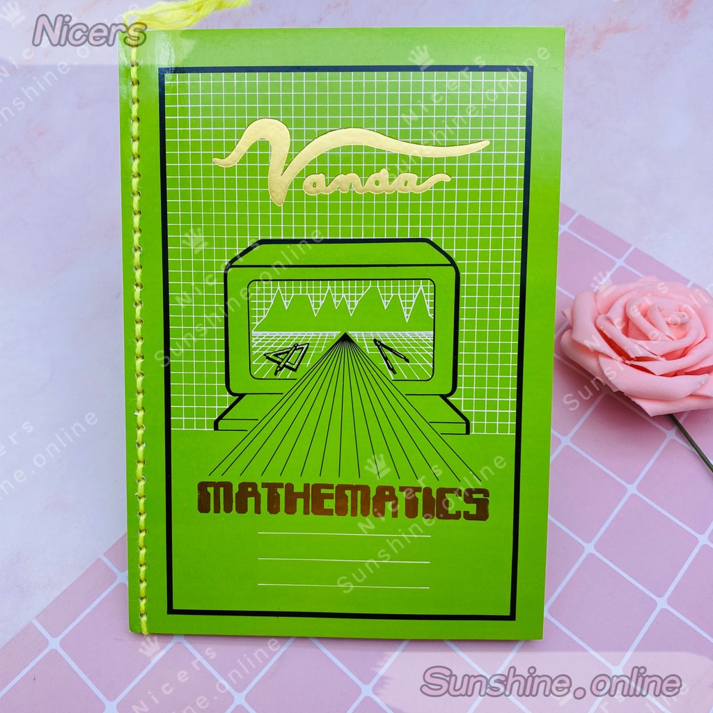 VANDA 80lvs Mathematics Notebook Math notebook spiral with yran ...
